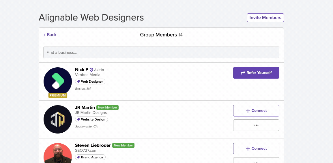 Managing Groups Admin & Moderator Permissions – Alignable Help Center